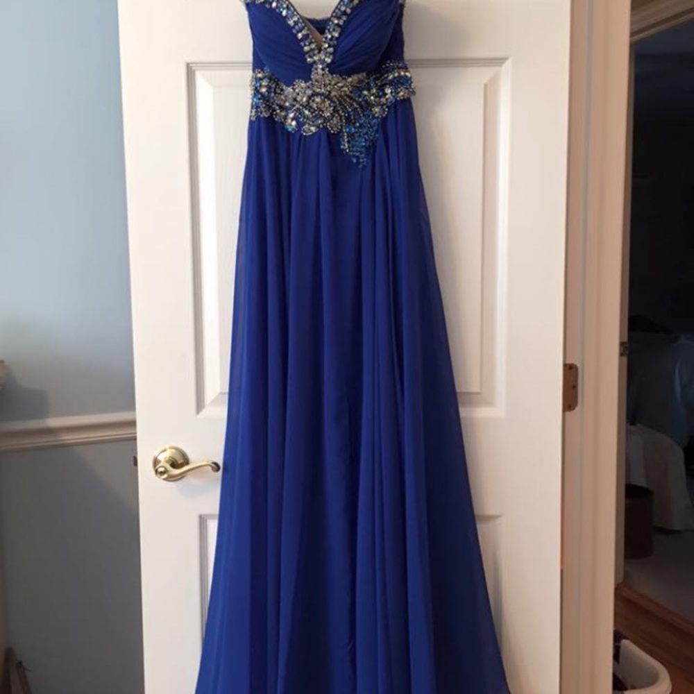 Cobalt Blue Prom Dress - Gem